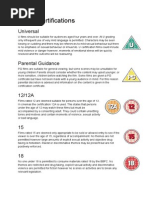 Understanding BBFC 12A and 15 Ratings | PDF | Human Sexuality ...