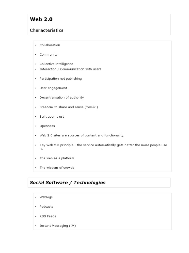 Web 2 0 Pdf Web 2 0 Websites