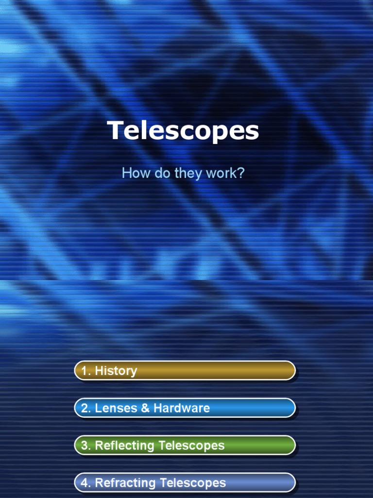 How Telescopes Work | PDF | Lens (Optics) | Telescope