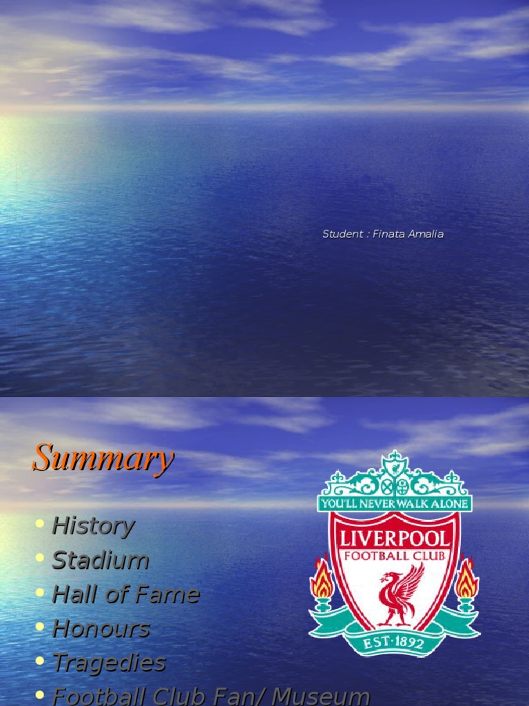 Liverpool | PDF | Liverpool F.C. | Premier League Clubs