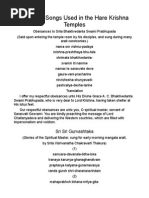 ISKCON Bhajan and Prayer Guide PDF | PDF | Krishna | Hinduism