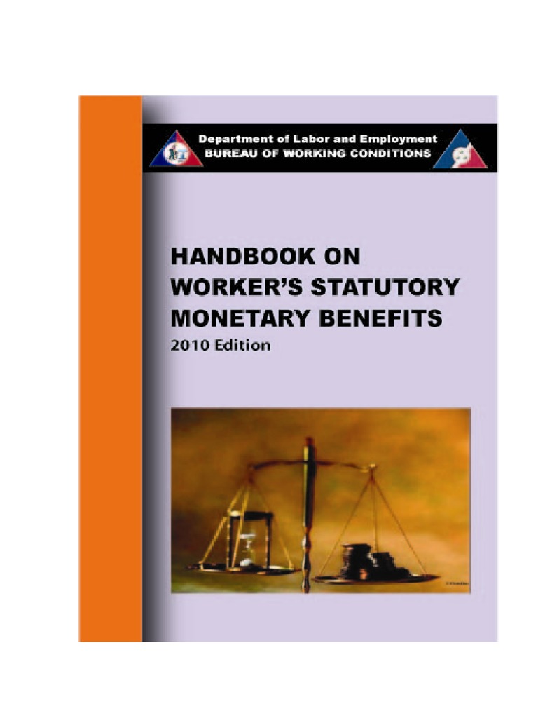 DOLE Handbook on Statutory Benefits | PDF | Employee Benefits | Overtime