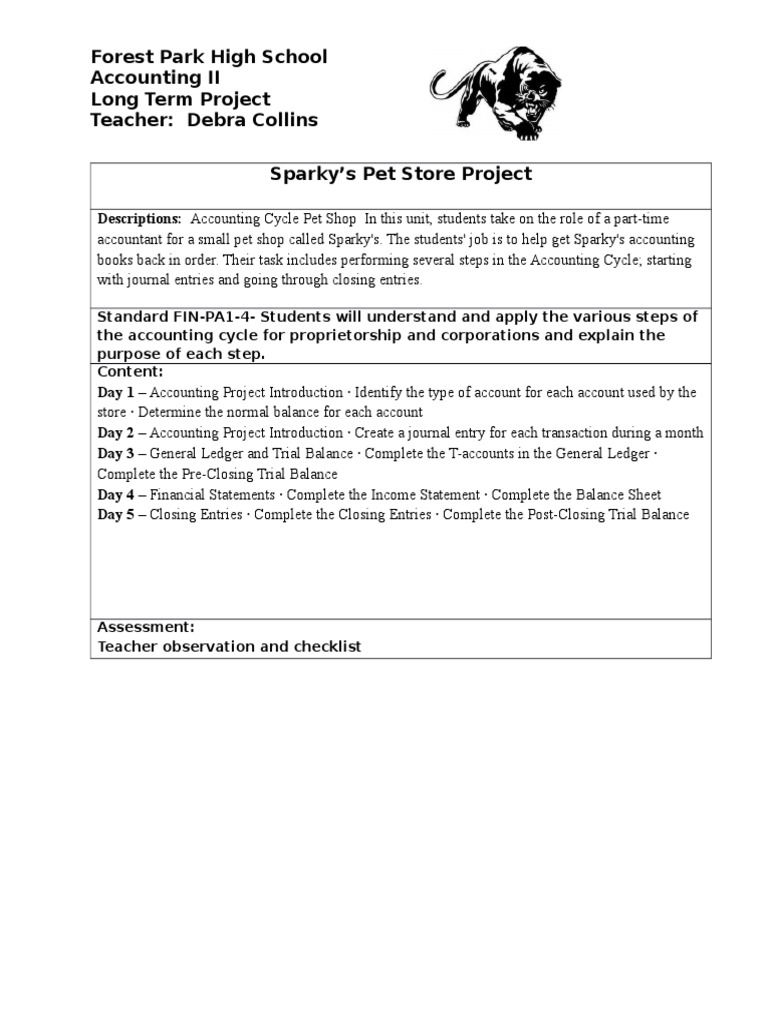 Long Term Projects | PDF