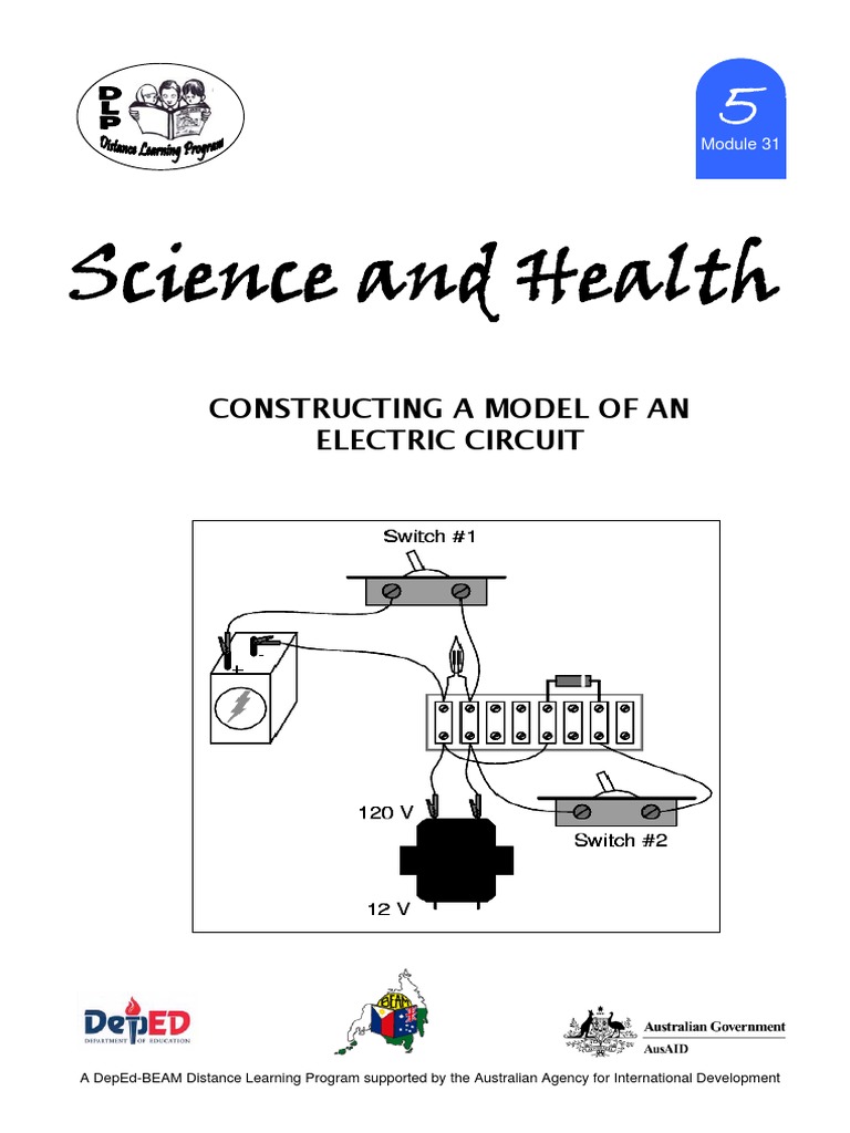 Electric Circuit Model for Class 7 | PDF | Switch | Electricity