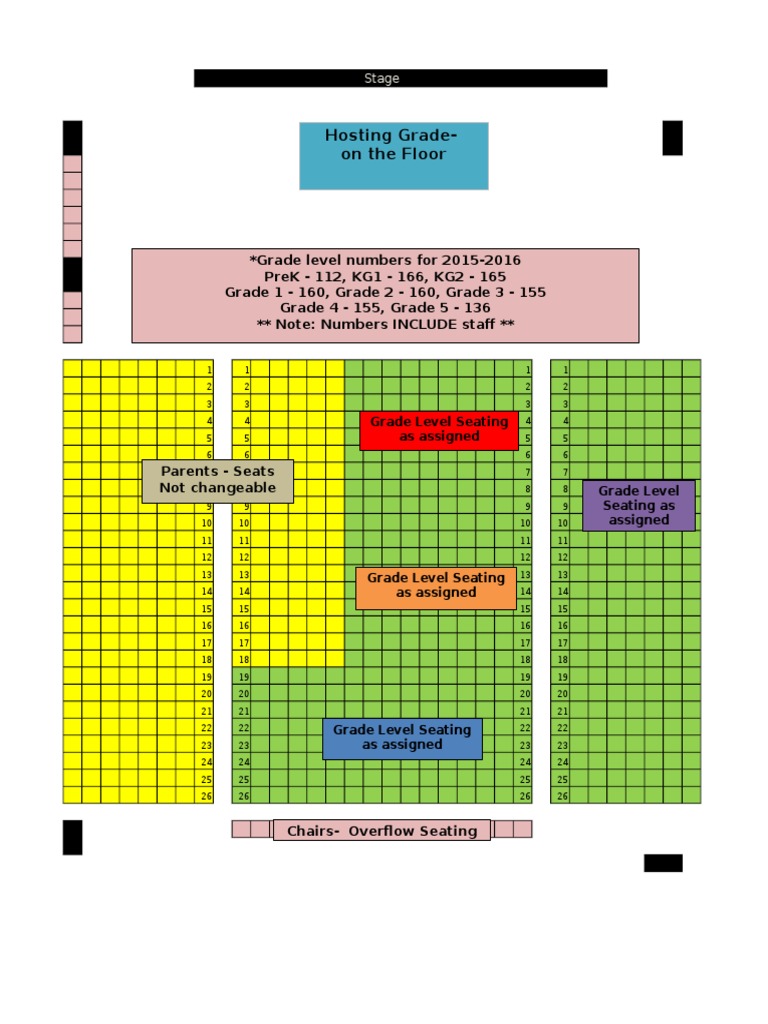 Assembly Seating Template 2015 16 | PDF