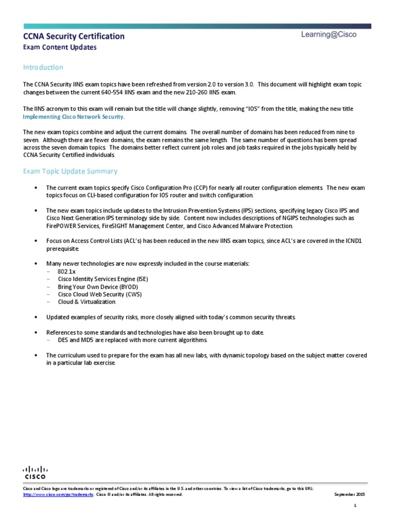 CCNA Security Syllabus | PDF | Firewall (Computing) | Virtual Private ...