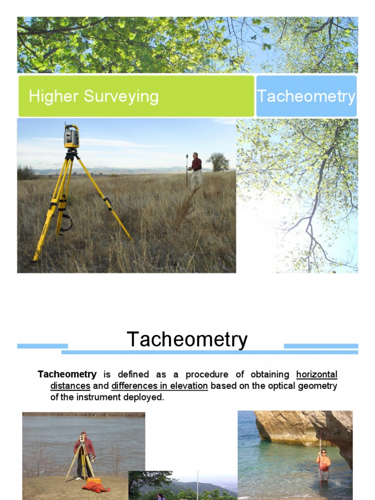 Understanding Tacheometry and Stadia Methods | PDF