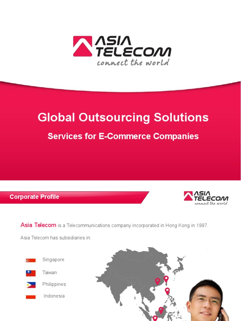 Global Outsourcing Services Provided by Asiatel | PDF | Call Centre | Computing
