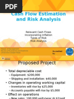 Cash Flow Estimation and Risk Analysis | PDF | Capital Budgeting | Beta ...