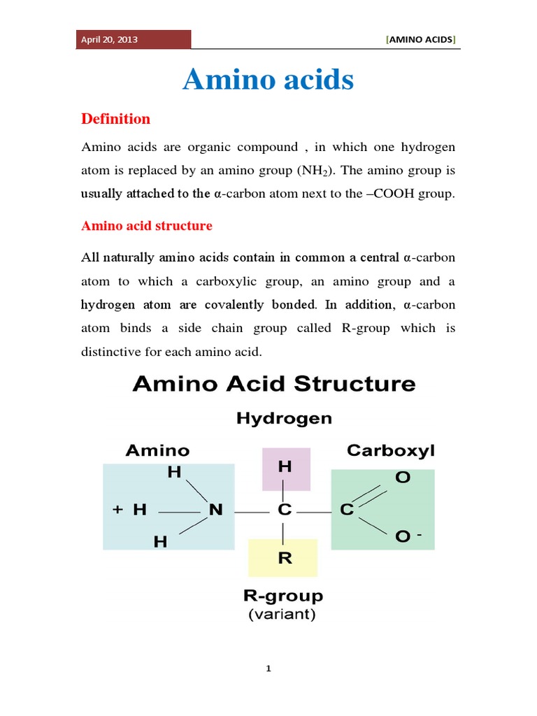 Amino acids