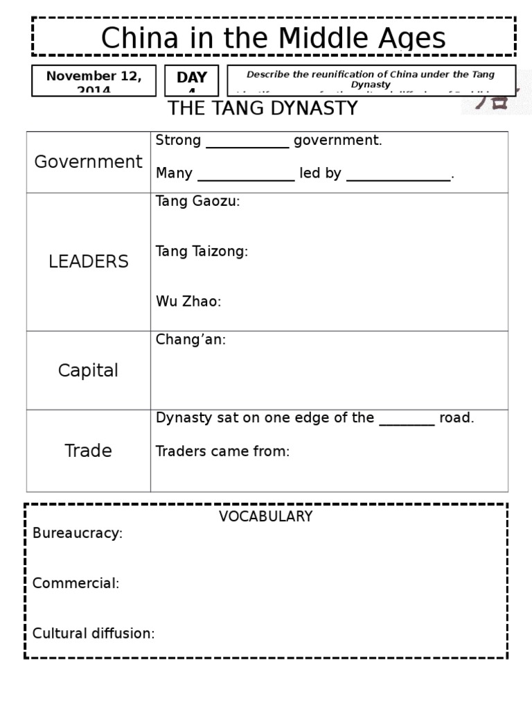 12 8 15 Tang Dynasty Document | PDF | Travel