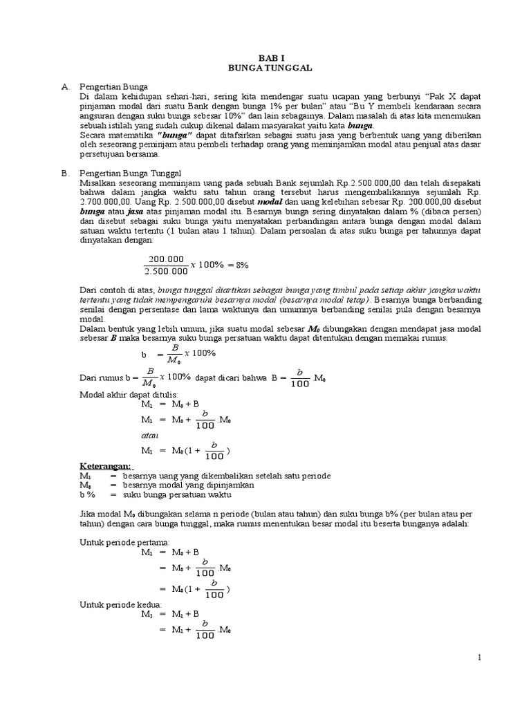 27+ Contoh Soal Suku Bunga Tunggal Dan Majemuk Kekinian - Informasi ...
