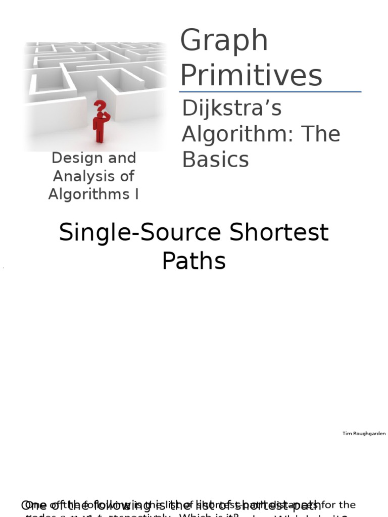 Algo Dijkstra Basics Annotated | PDF | Teaching Methods & Materials ...