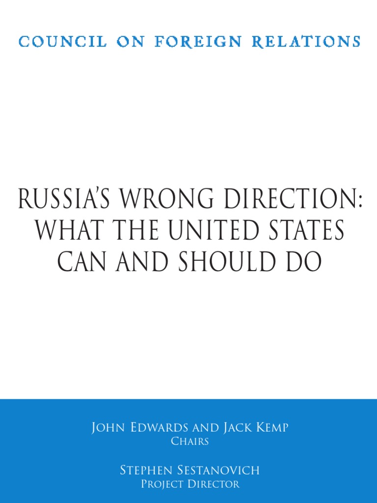 CFR - Russia TaskForce57 | PDF | Social Science | History