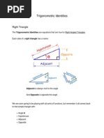 Magic Hexagon For Trig Identities | PDF