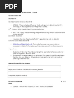Gravity Force Lab-HTML Version - Answer Key | PDF | Gravity | Force
