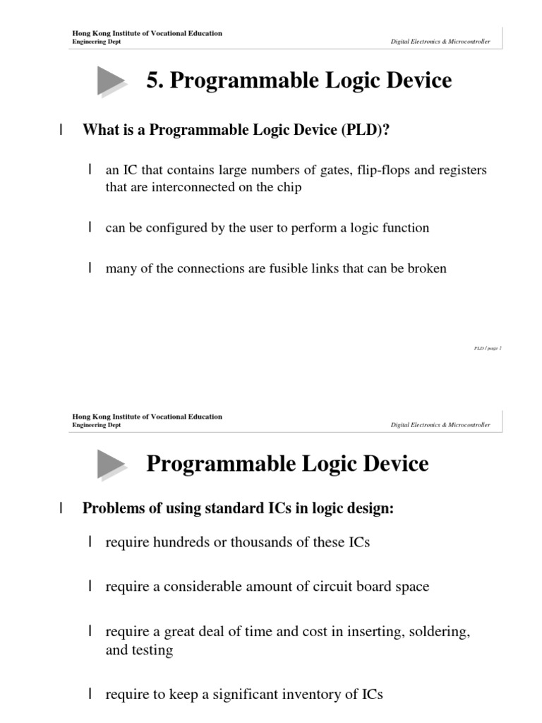 L What Is A Programmable Logic Device (PLD) ? | PDF | Digital ...