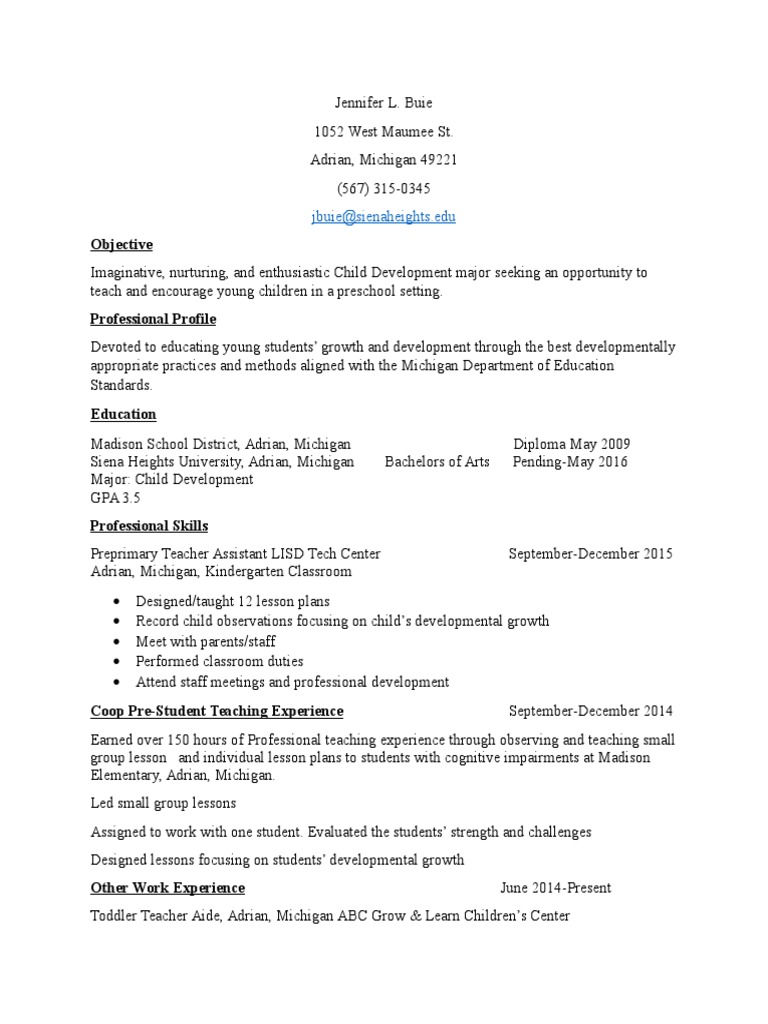 Resume - Co-Op | PDF