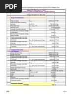 ETP Design Calculation | PDF | Chemistry | Materials