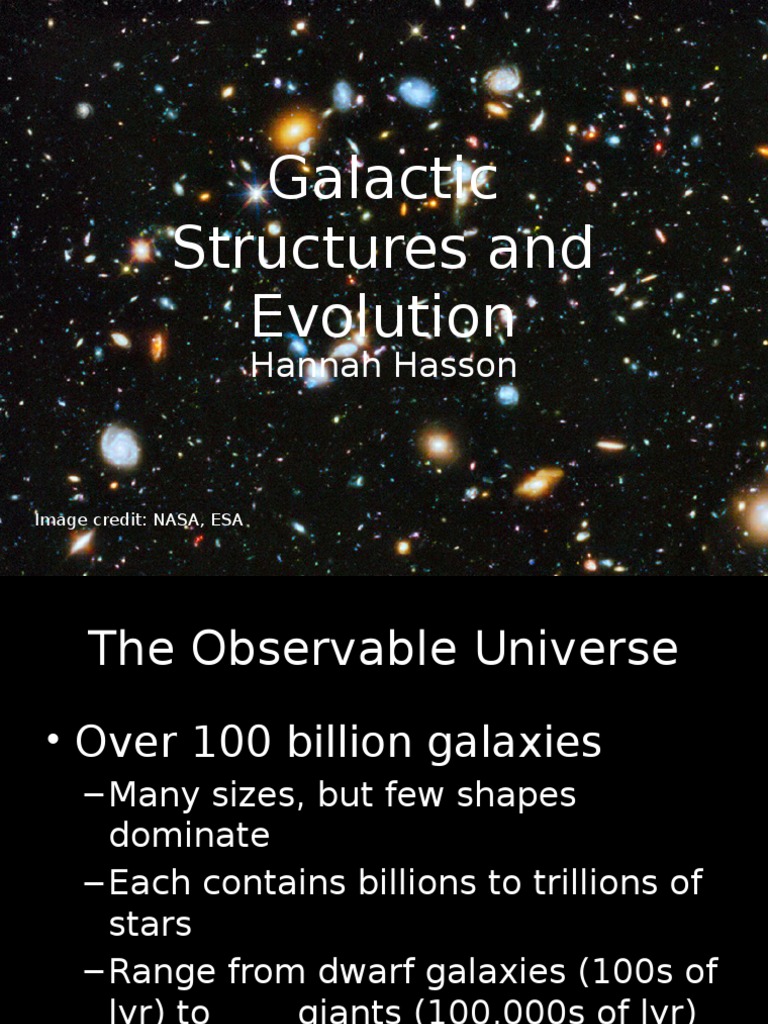Galactic Structures and Evolution | PDF | Milky Way | Galaxy