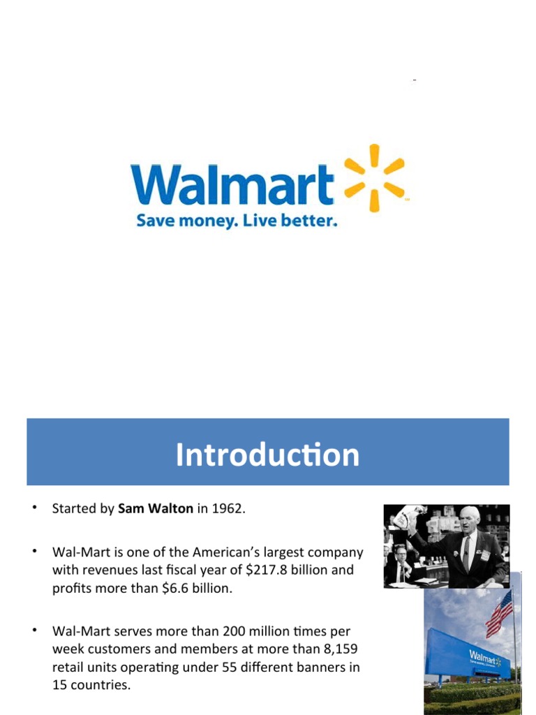 Wal Mart | PDF | Walmart | Trade
