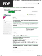 Determination of The Concentration of Vitamin C by Using The DCPIP Test ...