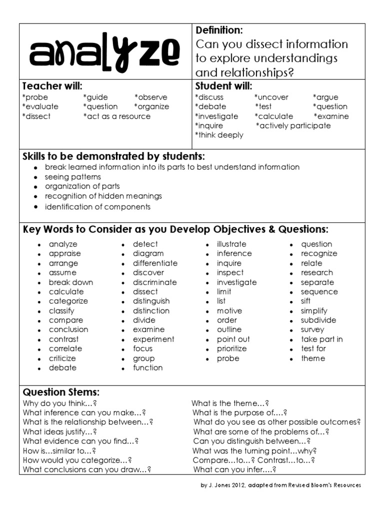 Analyzing and Evaluating Skills Guide | PDF | Survey Methodology ...