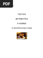 Peti Ispit Znanja - Razlomci | PDF
