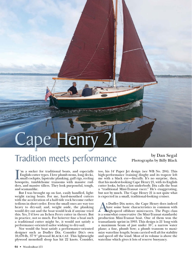 Cape Henry 21: Tradition Meets Performance | PDF | Hull (Watercraft ...