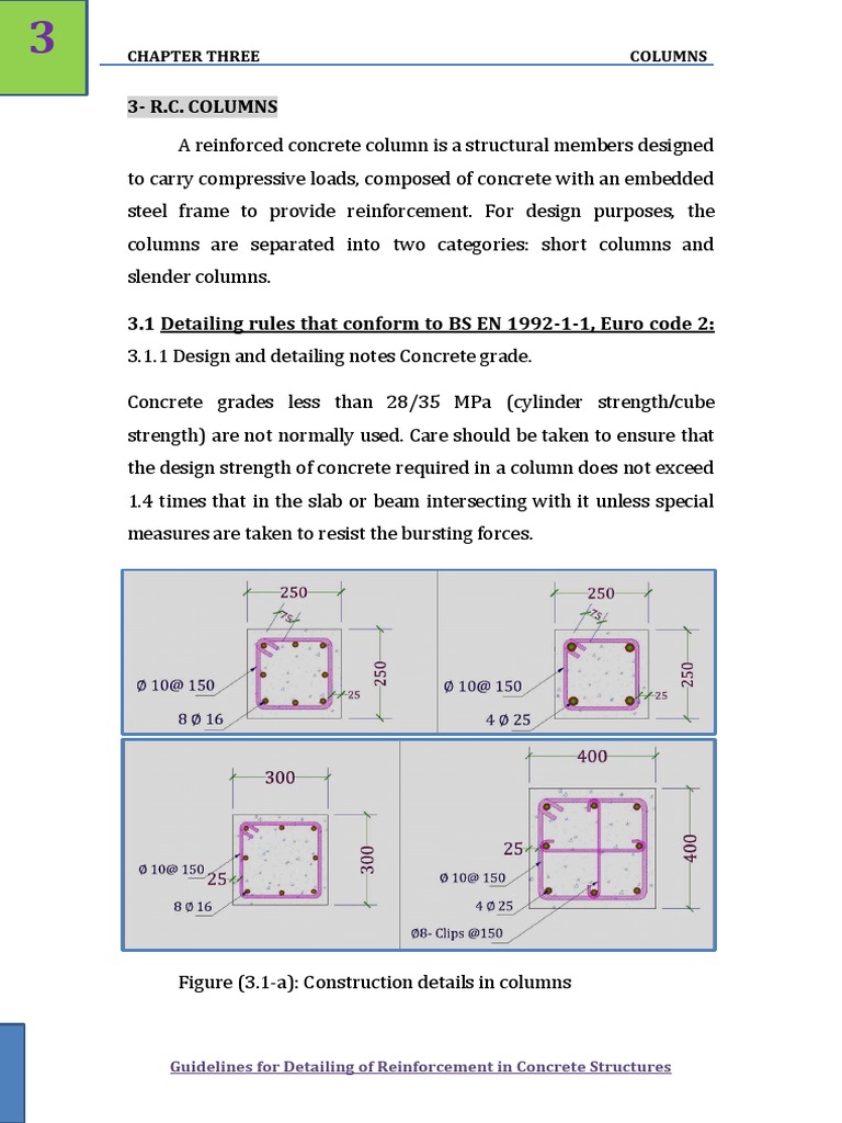 Detailing of Reinforcement | PDF | Column | Beam (Structure)