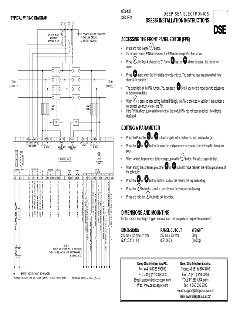 Dse335 Installation Instructions PDF | PDF | Computer Hardware | Electricity