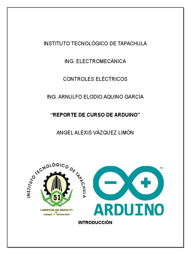 Reporte Arduino | PDF | Arduino | Microcontrolador