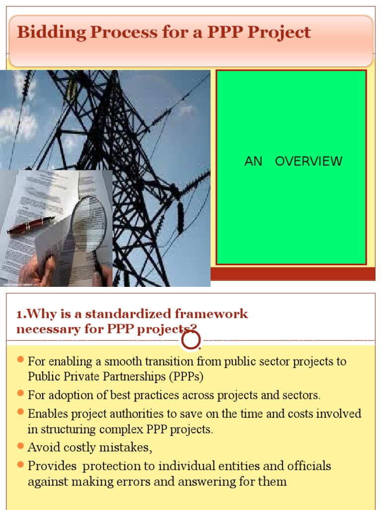 Bidding Process in Infrastructure Projects | PDF | Public–Private ...