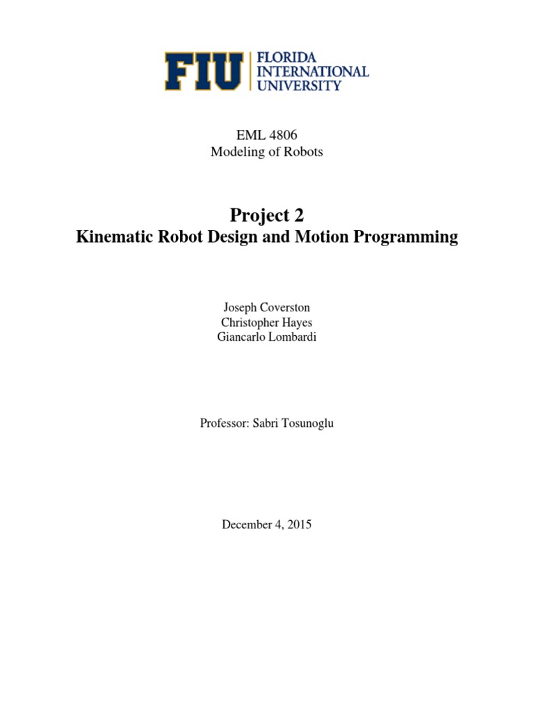 Team30 Project2 Report | PDF | Systems Science | Mechanical Engineering
