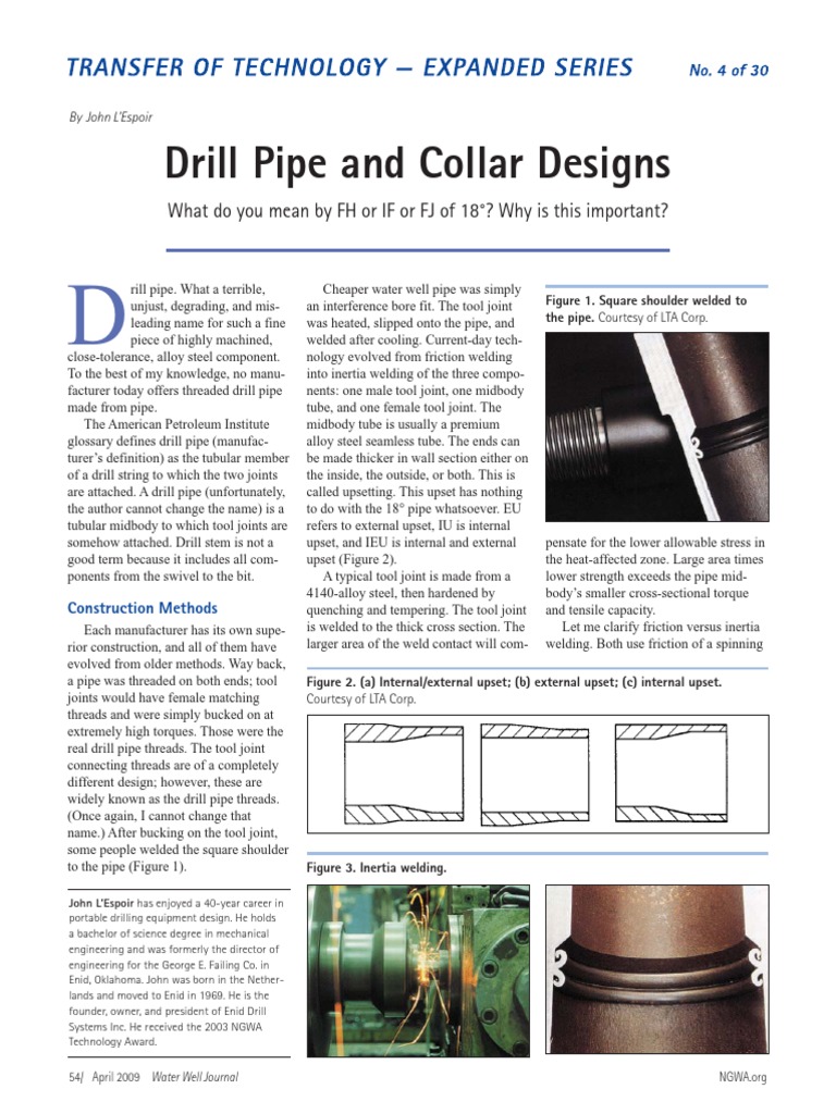 Drill Pipe Design Fundamentals: A Comprehensive Guide to Drill Pipe ...