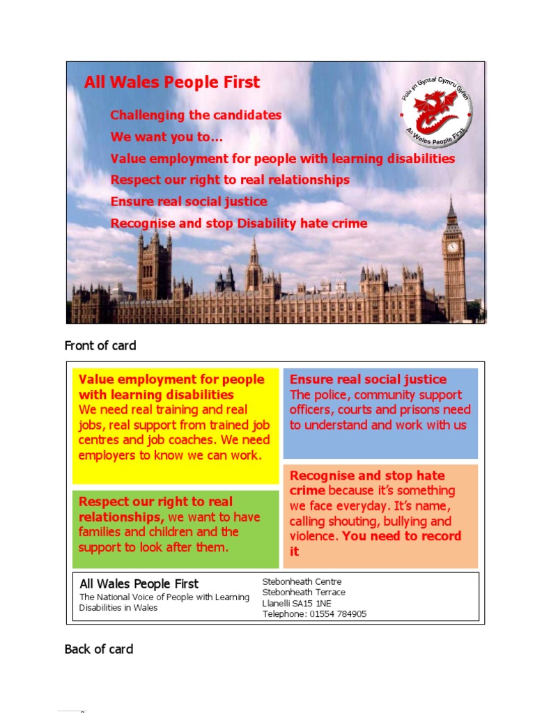 AWPF Election Campaign Card Final | PDF