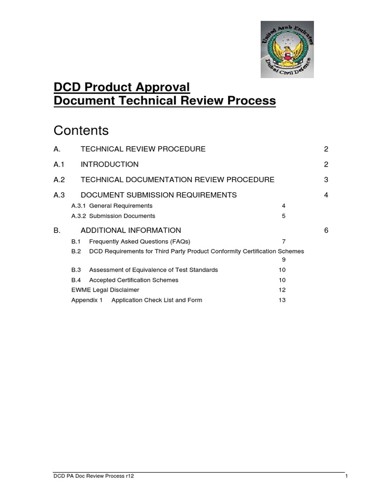 DCD Pa Doc Review Process r12 | PDF | Business