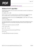 Bellman-Ford Algorithm Question Bank | PDF | Algorithms And Data Structures | Algorithms