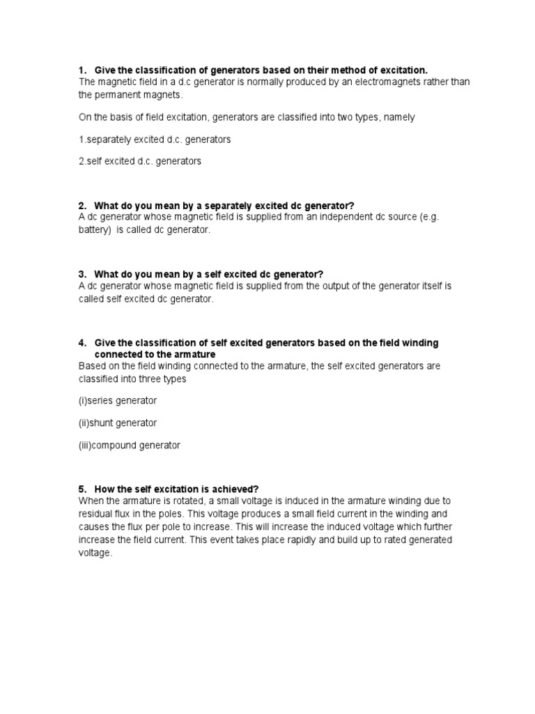 Lab Viva Question | Download Free PDF | Transformer | Electric Motor