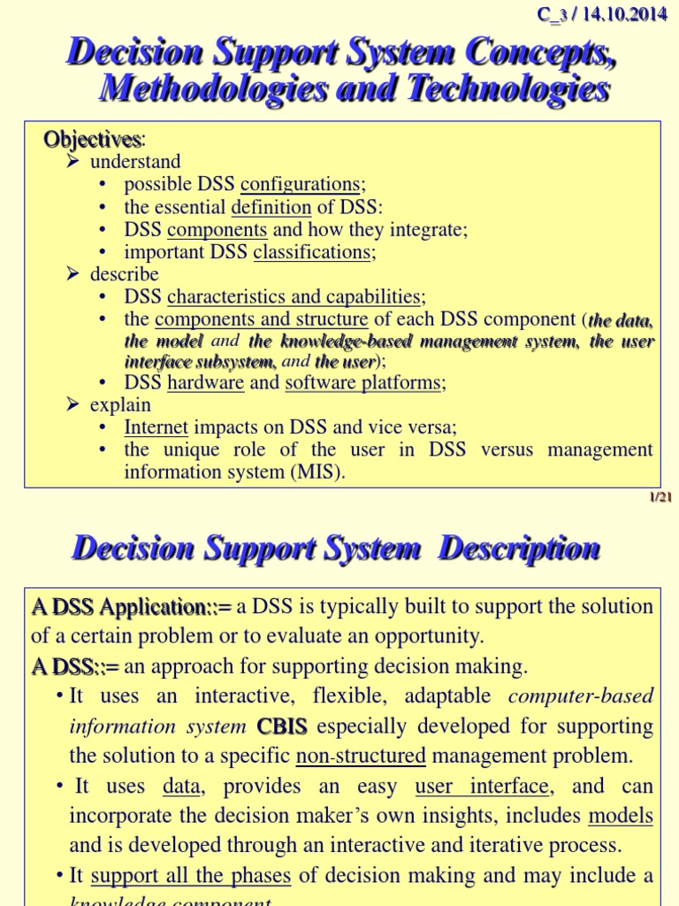 Dss 3 | PDF | Decision Support System | Web Application