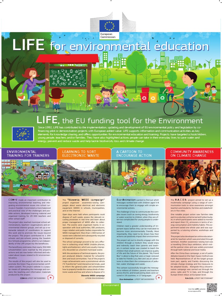 Poster: LIFE For Environmental Education | PDF | Electronic Waste | Waste