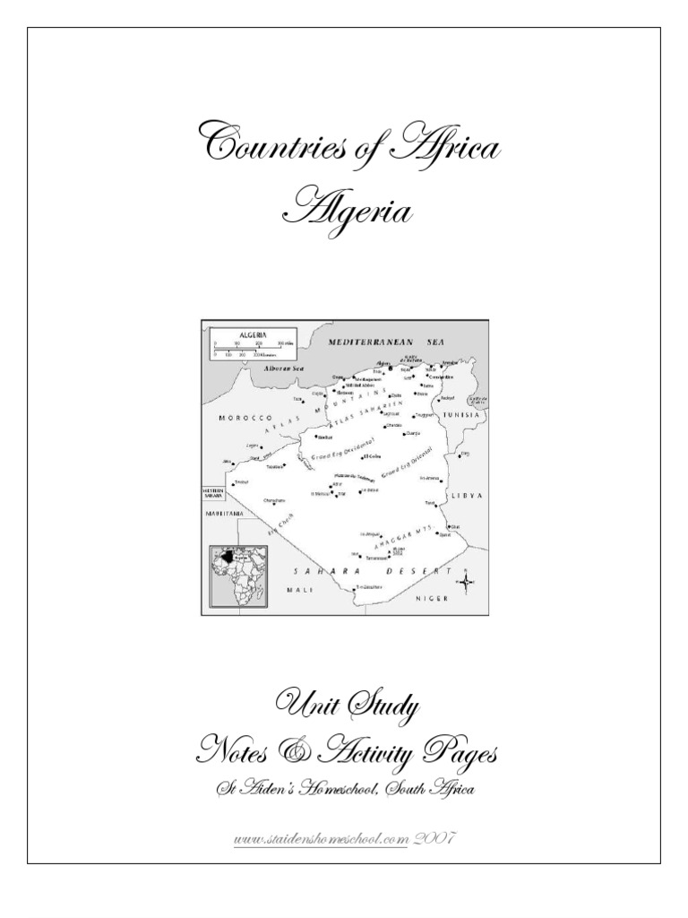 Algeria Activities and Notebook | PDF | Nature