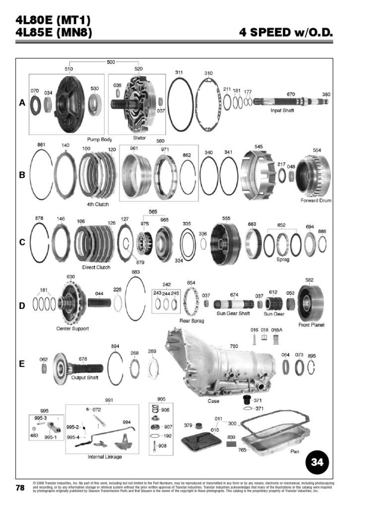 Transmision 4L80E | PDF