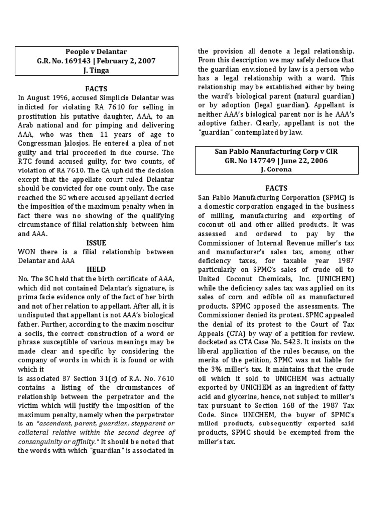 Statcon Digest | PDF | Statutory Interpretation | Government