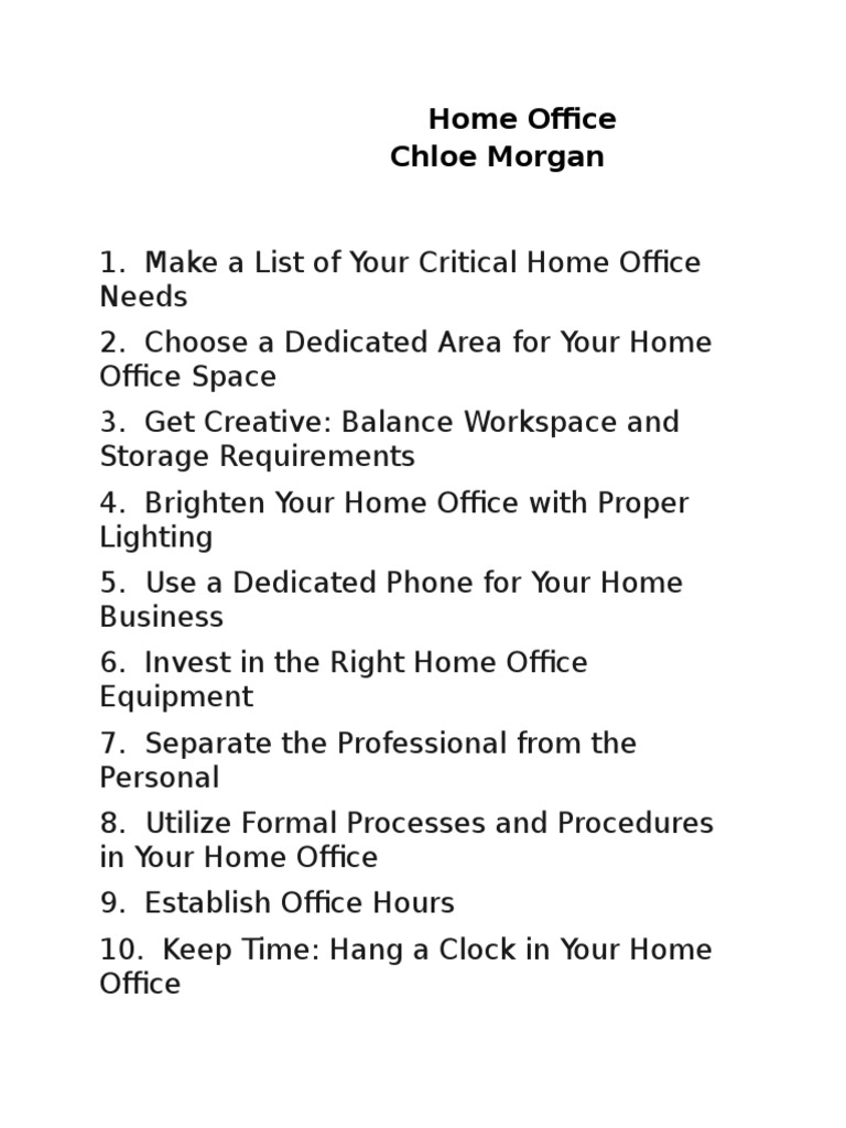 Home Office | PDF