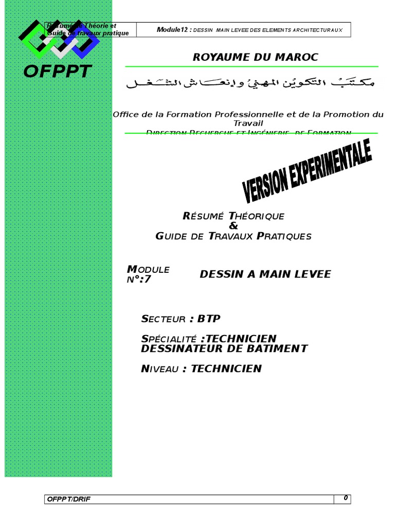 M7 Dessin A Main Levee Pdf Dessin Perspective Représentation