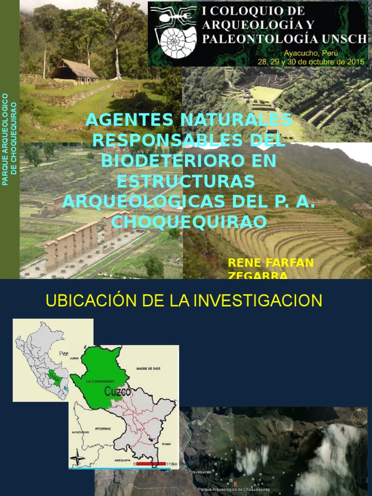 Agentes Naturales Responsables Del Biodeterioro en Estructuras ...