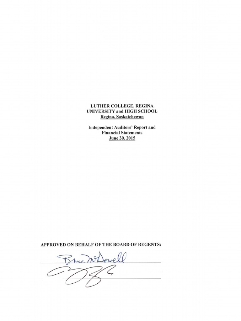 2014-15 Signed Financial Statements | PDF