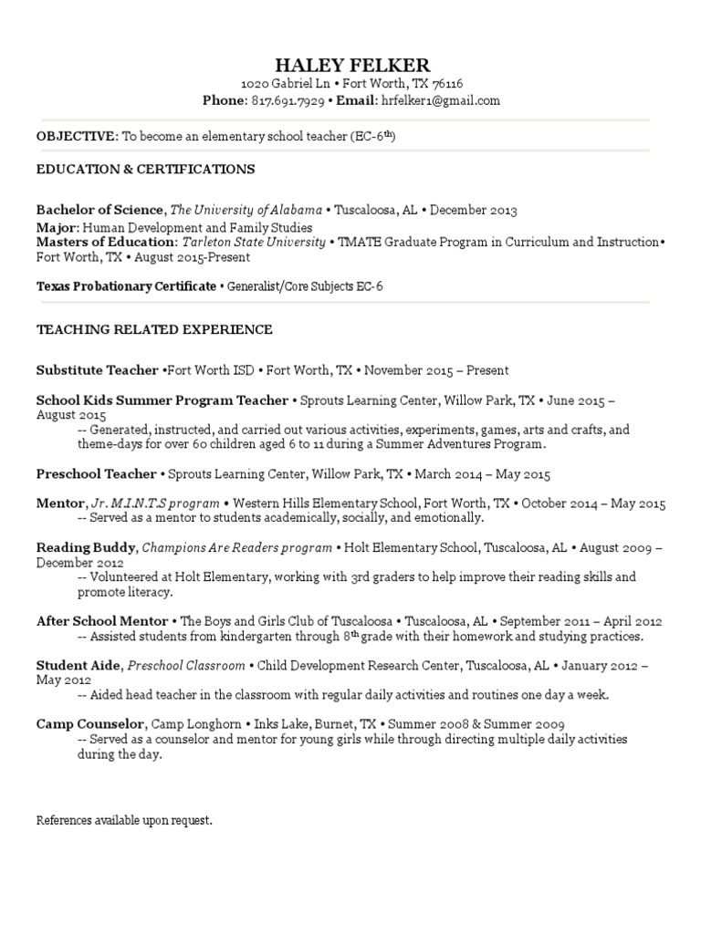 Felkerresume | PDF | Wellness