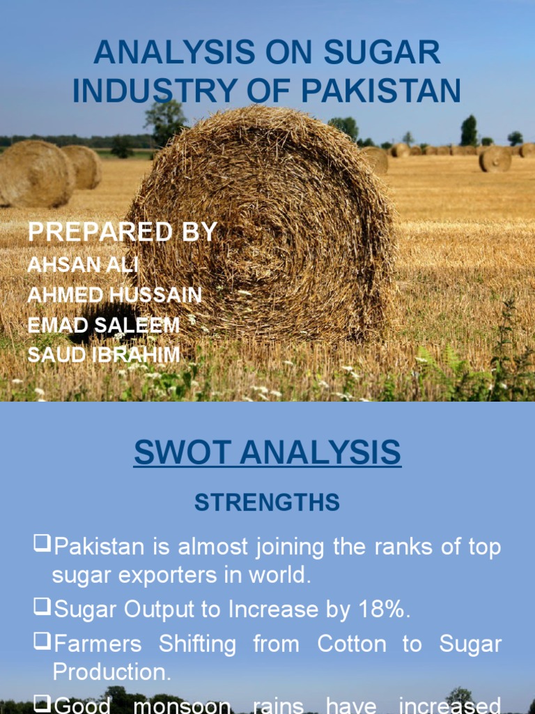 SWOT Analysis of Pakistan's Sugar Industry | PDF | Science & Mathematics